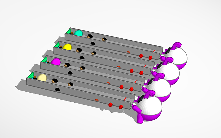3D design Scrambled Legs - Tinkercad