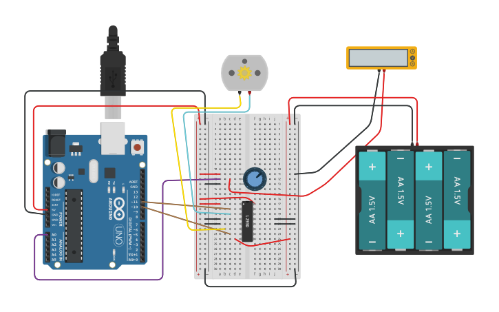 Circuit design Sensor in-class | Tinkercad