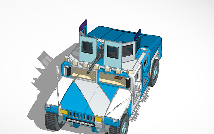 3D design HUMMER - Tinkercad