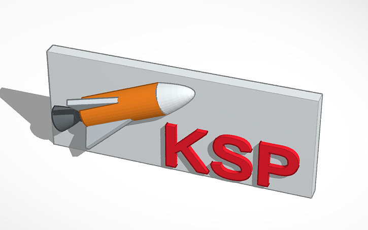 3D design KSP Logo | Tinkercad