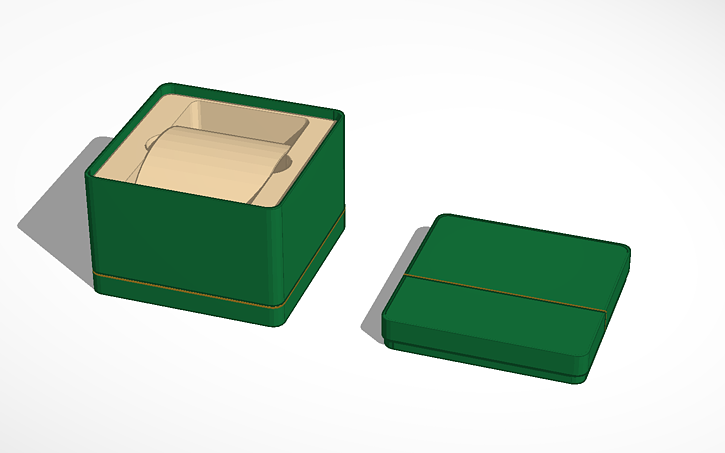 3D design Watch Box - Tinkercad