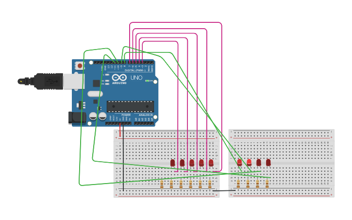 Circuit design Copy of Super Máquina - Tinkercad