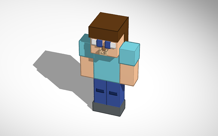 3D design Minecraft Steve | Tinkercad