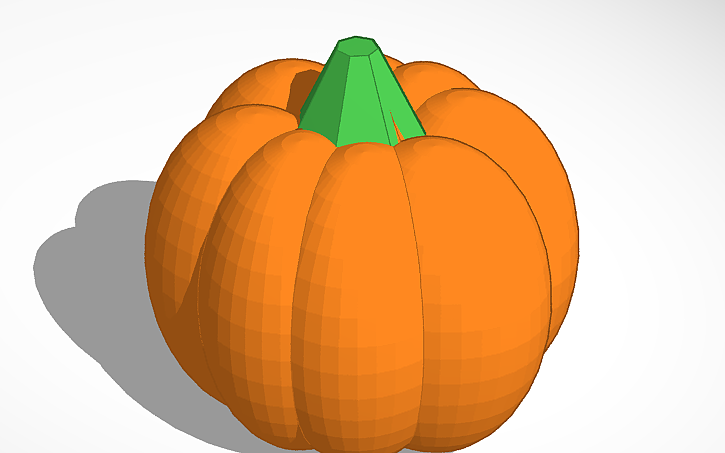 3D design Pumpkin - Tinkercad