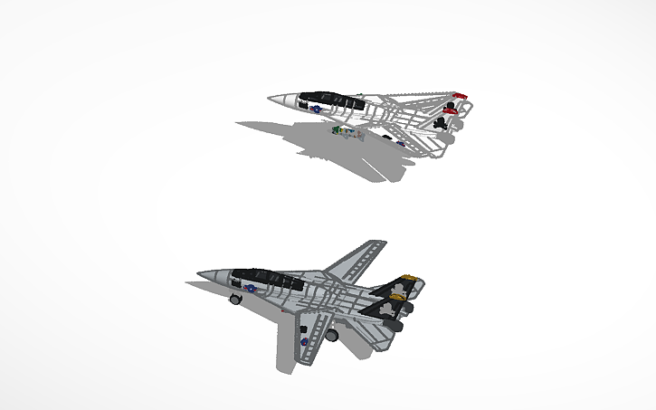 3D design F-14 tomcat - Tinkercad