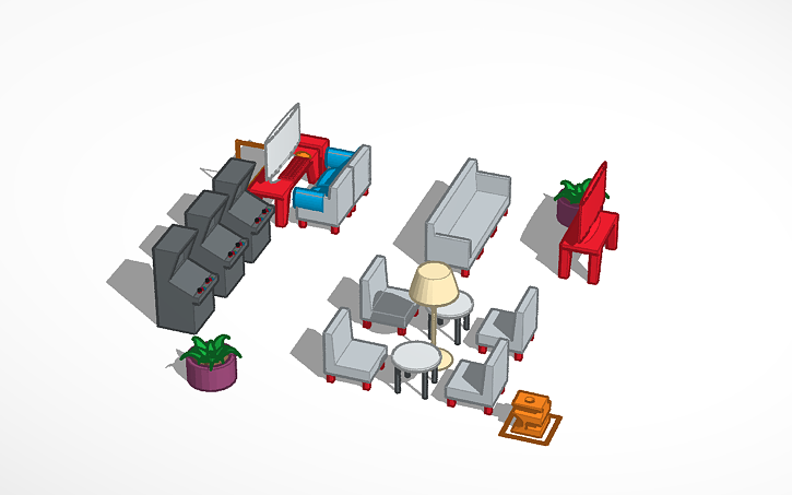 3D design Dream room - Tinkercad