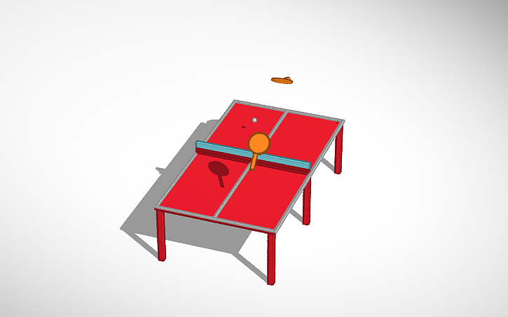 3D design the doom ping-pong game - Tinkercad
