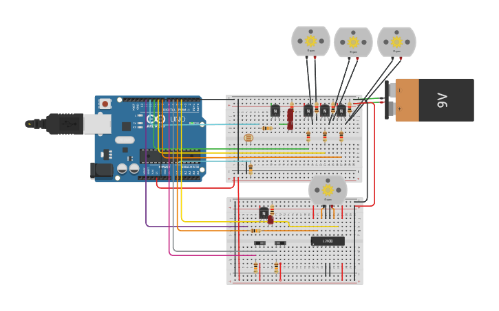 Circuit design resolucionParcialEjer23 - Tinkercad