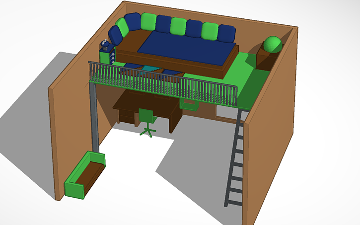3D design tree house - Tinkercad