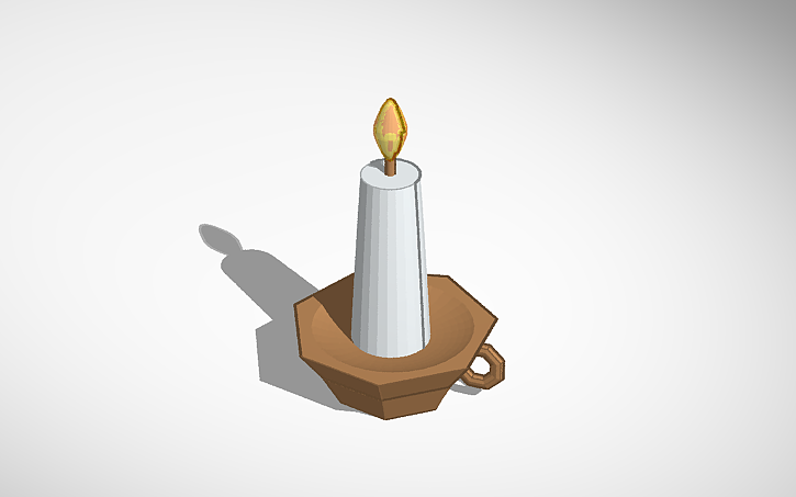 3D design Doors Candle - Tinkercad