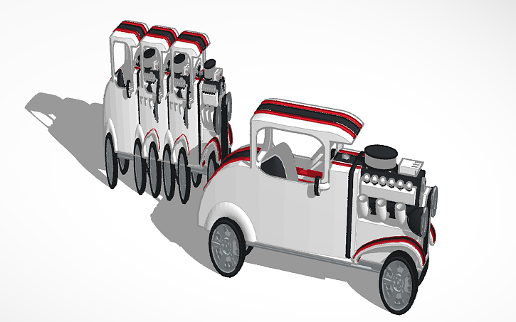 3D design Hot rod - Tinkercad
