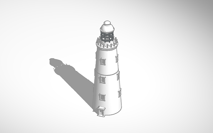 3d Design Lighthouse Tinkercad