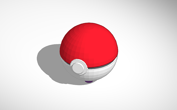 3D design Poké Ball | Tinkercad