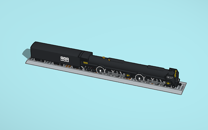 3D design Triplex Galaxy Express 999 (GLR "Centipede" Class C62 ...