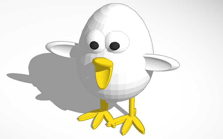3D design chicken | Tinkercad