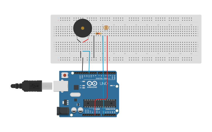 Circuit design sound - Tinkercad