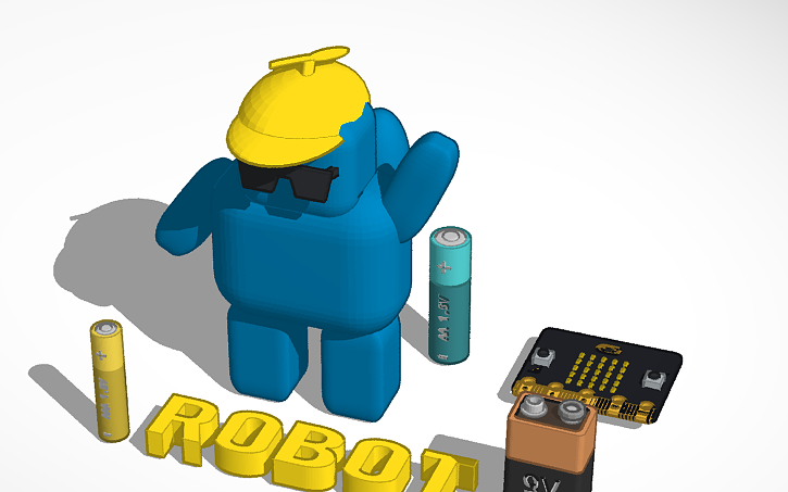 3d Design Robot Tinkercad