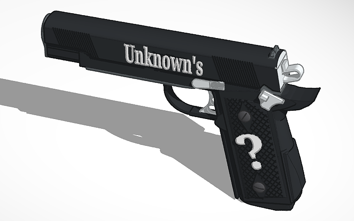 3D design Unknown's Gun - Tinkercad