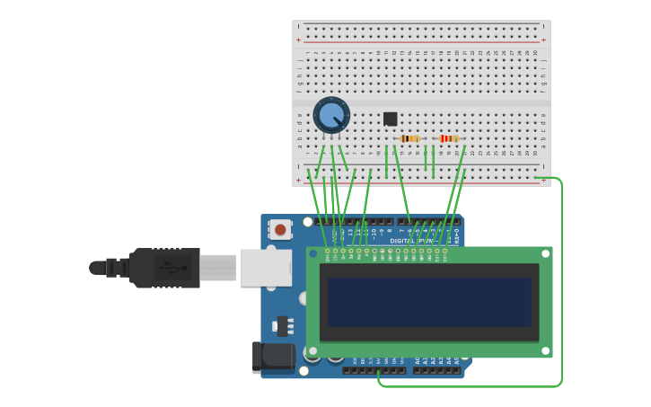 Circuit design Copy of Magic 8 Ball | Tinkercad