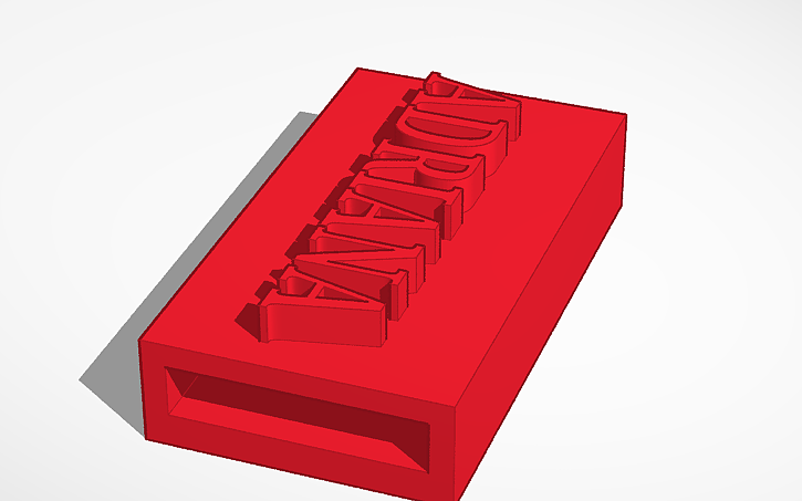 3D design funda USB - Tinkercad