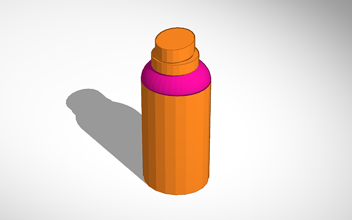 3D design bottle | Tinkercad