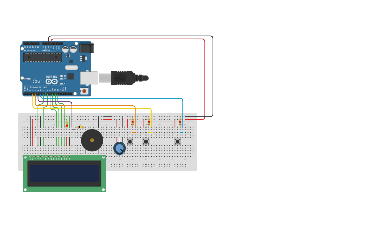 Circuit design digital timer - Tinkercad