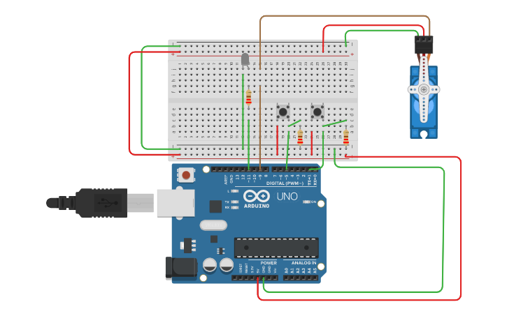 Circuit design Regolazione_led | Tinkercad