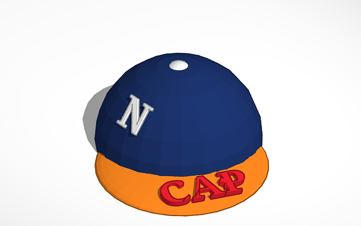 3D design Cap design - Tinkercad