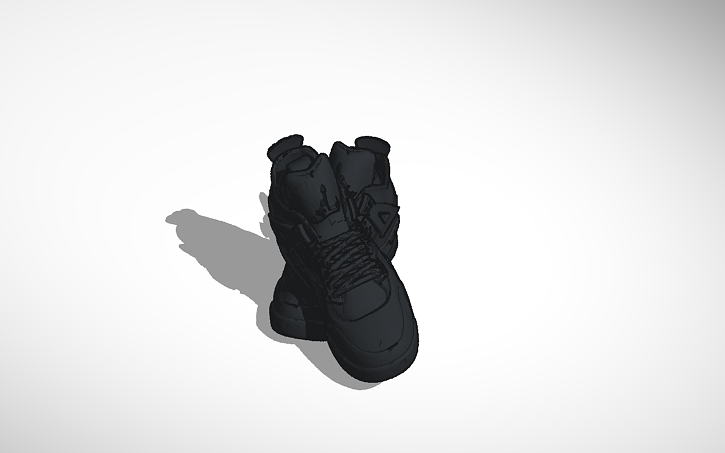3D design Jordan 4 - Tinkercad
