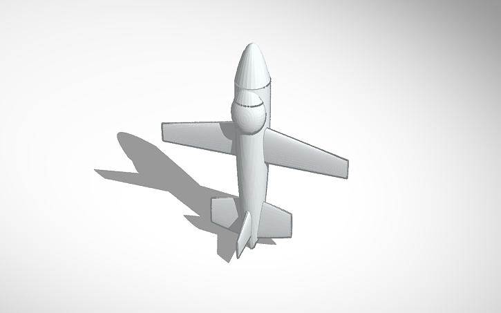 3D design AWESOME JET | Tinkercad