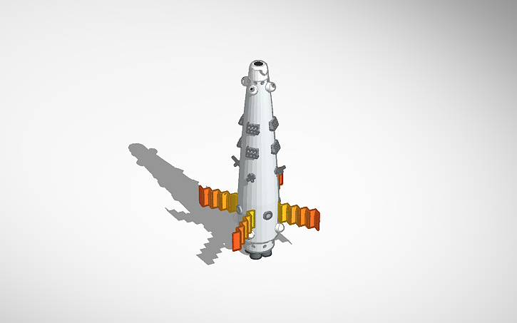 3D design Sputnik Class Light Close Combat Attack Craft - Tinkercad