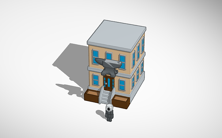 3D design Block_Man - Tinkercad