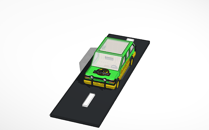 3D design Vehicles Jurassic Park - Tinkercad