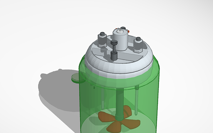 3D design reactor - Tinkercad