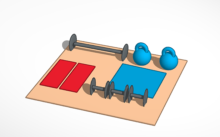 3D design Gym Floor Design- James Chang | Tinkercad