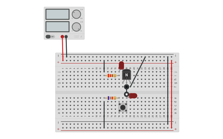 Circuit design Practica 6 | Tinkercad