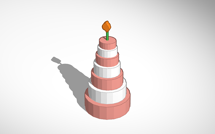 3D design cake - Tinkercad