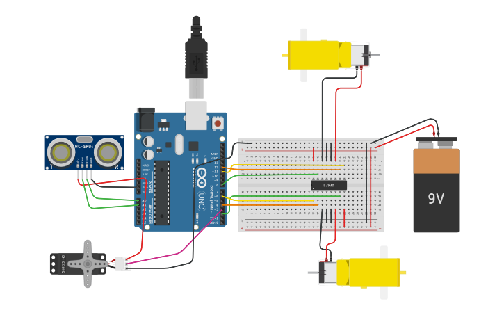 Circuit design PR4_6 | Tinkercad