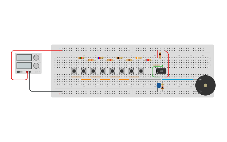 Circuit Design Simple 555 Piano Tinkercad