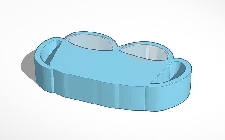 3D design Mask with Built-In Eye Protection - Tinkercad