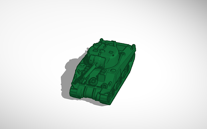 3D design M4-Sherman - Tinkercad