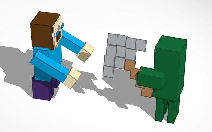 3D design Leonards Minecraft Steve | Tinkercad