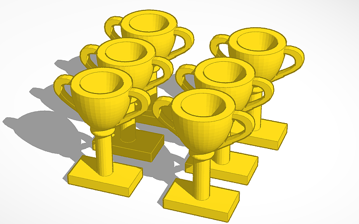 3D design trophies you can print for no reason - Tinkercad