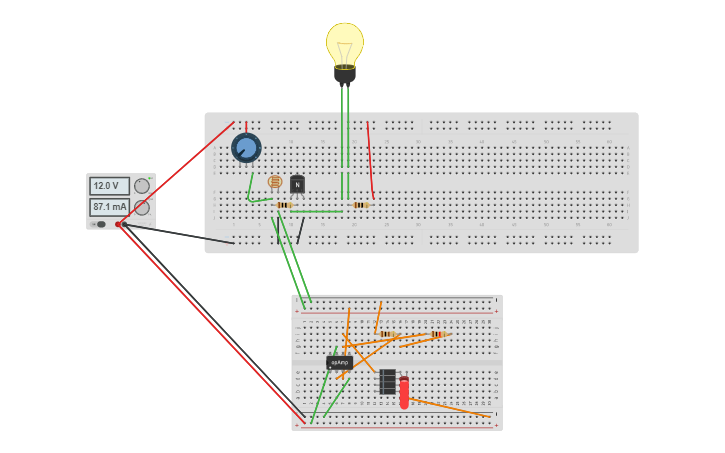 Circuit design Light Sensor Luis | Tinkercad