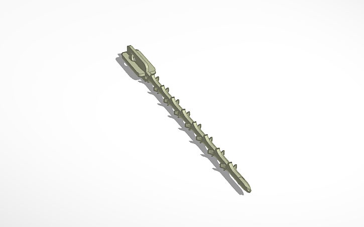 3D design Drain Snake X2 - Tinkercad