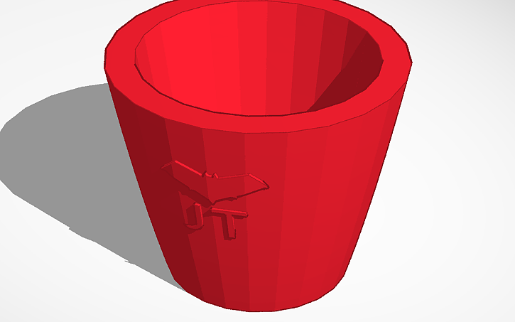 3D design Vaso - Tinkercad
