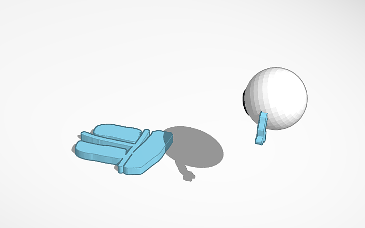 3D design copy of rolly the robot sim lab - Tinkercad