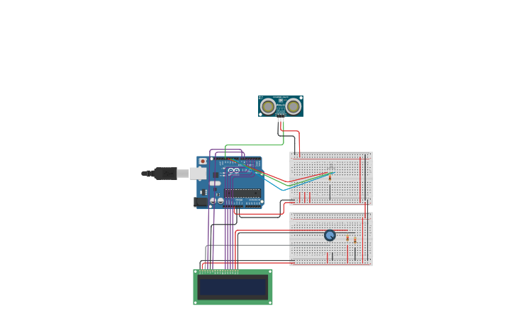 Circuit Design Radar De Recule Tinkercad