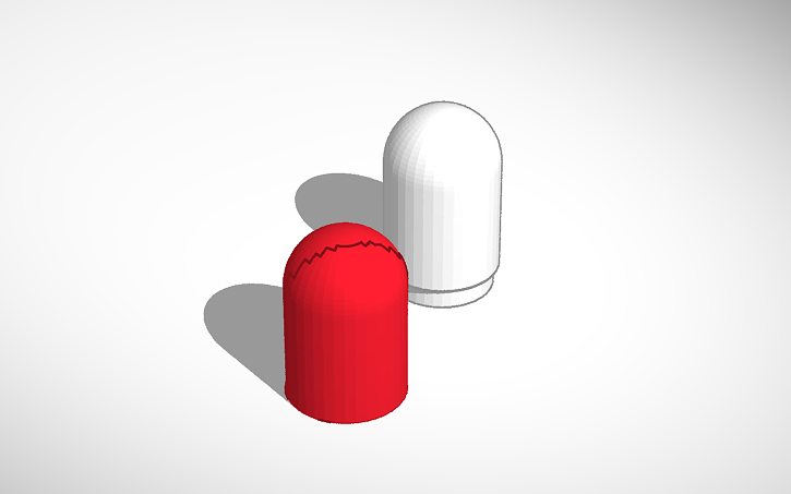 3D design pill - Tinkercad