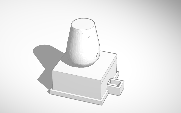 3D design candy dispenser - Tinkercad